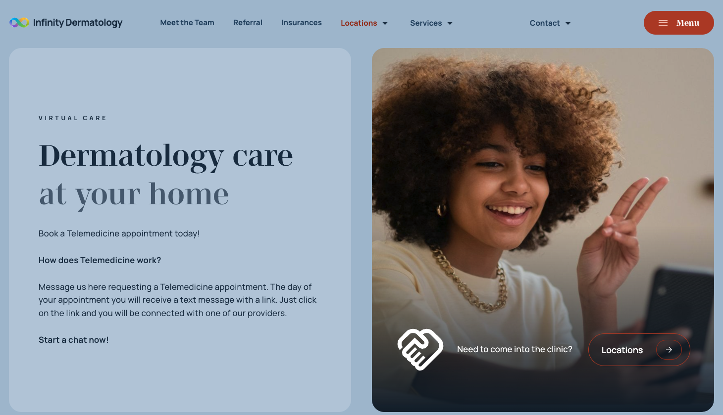 Telemedicine | Infinity Dermatology